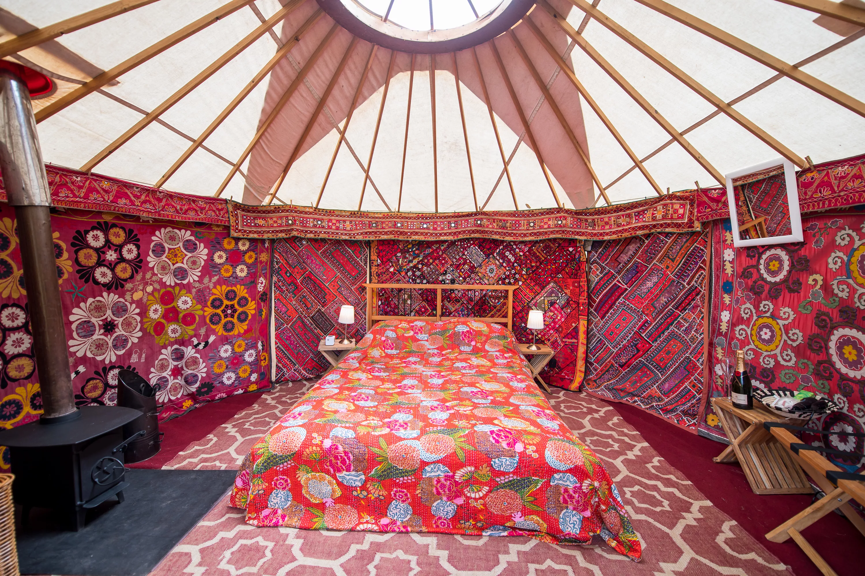 Yurt Interior Layout Skyline Yurt One Of A Kind Cabin Like Yurt W/